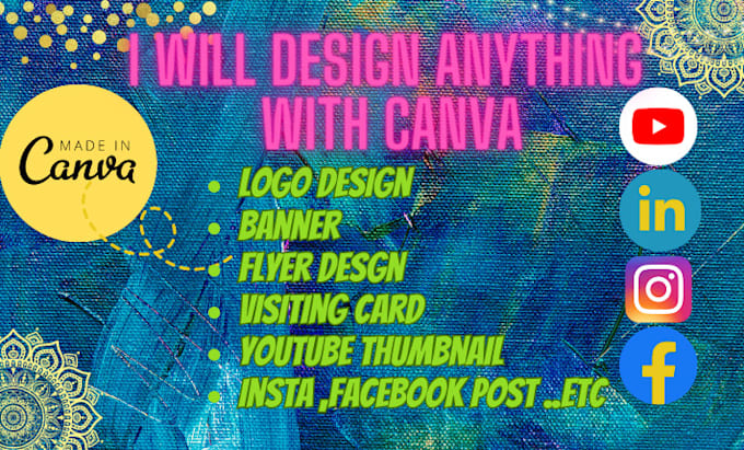 Design anything using canva by Sumaiyanadaf315 | Fiverr