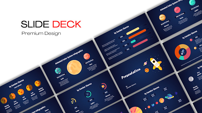 Design modern powerpoint or canva presentations for courses and webinars by Ablaze_03 | Fiverr