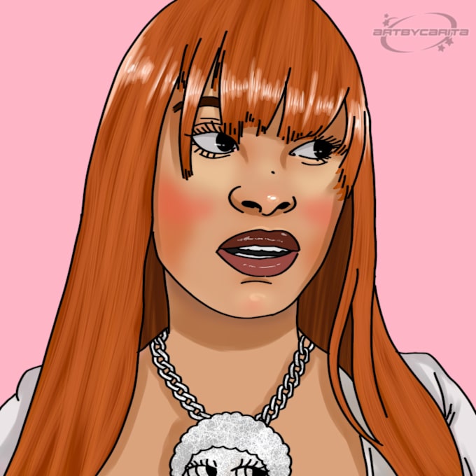 Draw custom semi realistic portraits by Artbycarita | Fiverr