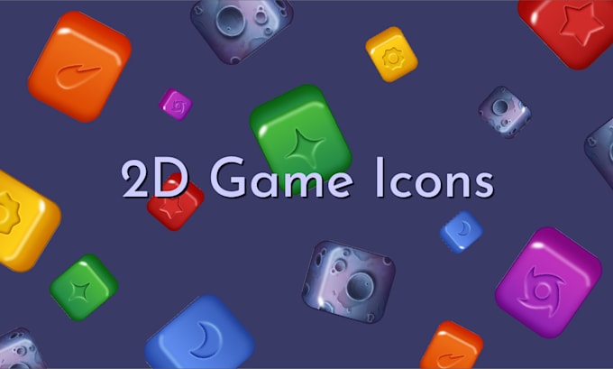 Create 2d game icons, ui elements by Oksana_shv | Fiverr