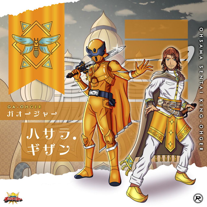 Draw you an awesome tokusatsu art in my style by Ryuki_kento_art | Fiverr