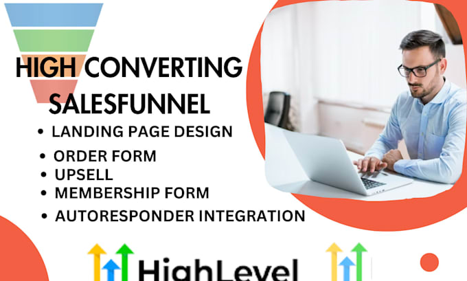 Setup gohighlevel landing page gohighlevel sales funnel by Jayden__web ...