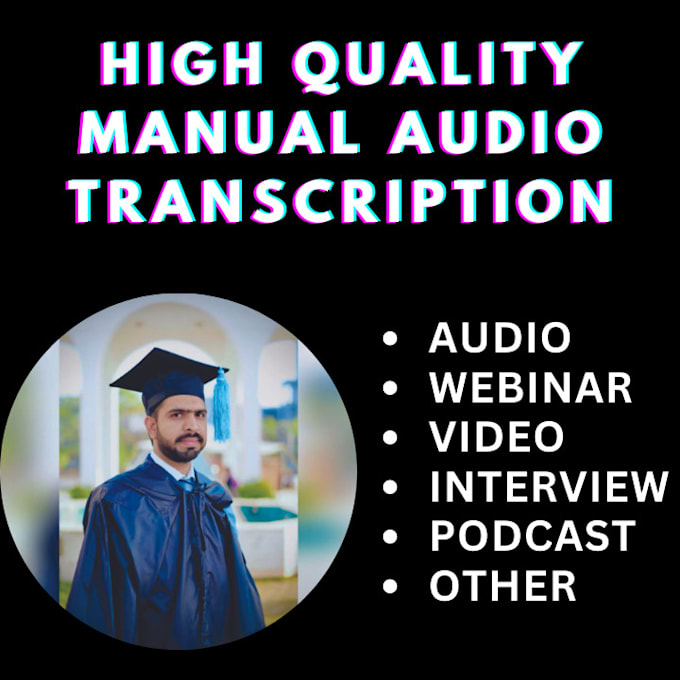 Provide flawless transcripts for any english video or audio by Waqas ...