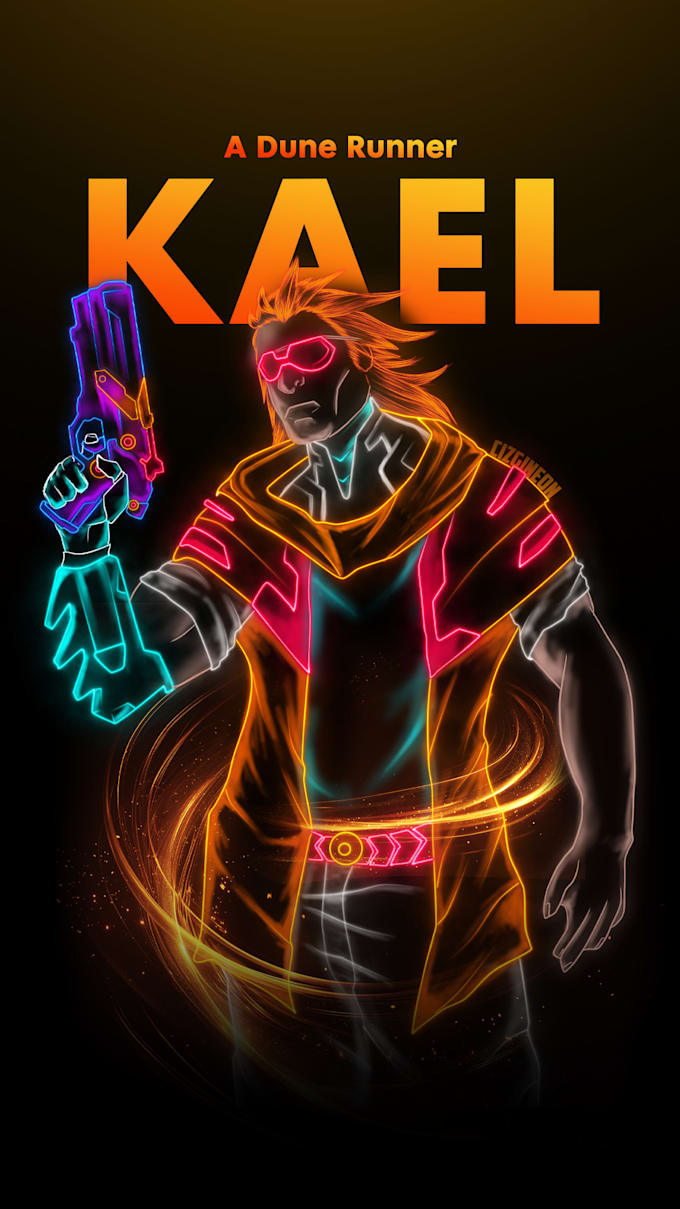 Draw perfect neon artworks by Cizgineon | Fiverr