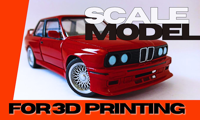 Make a great scale model for 3d printing by Nicolas_vr | Fiverr