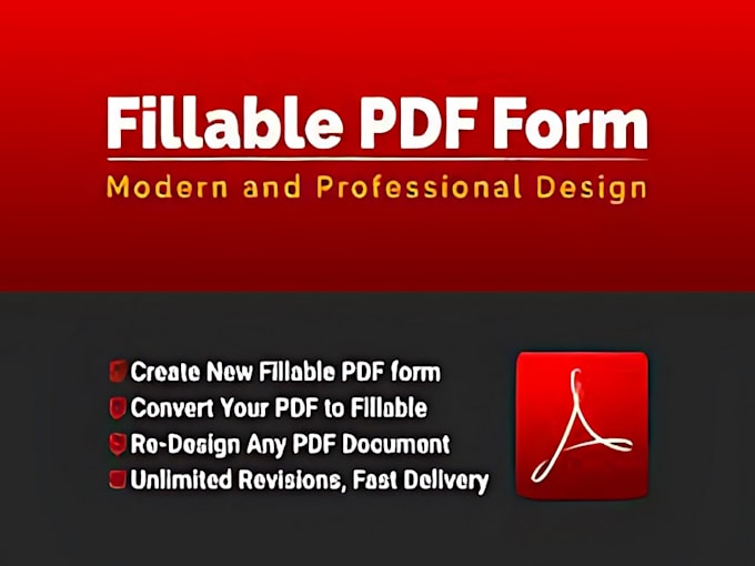 Create and convert a pdf into professional fillable pdf form by Joedhk ...