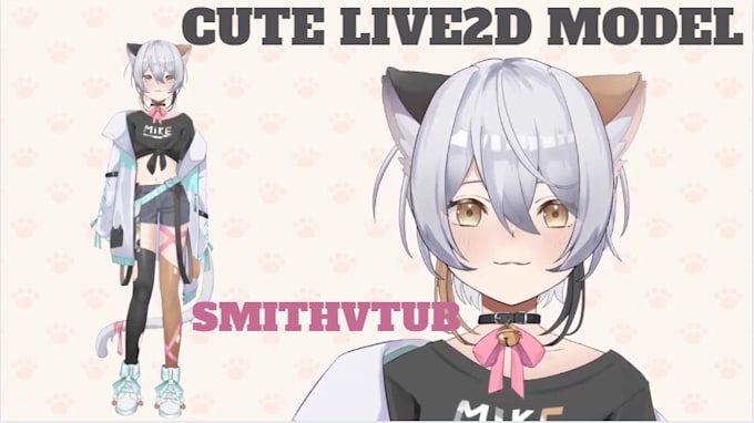 Draw 2d vtuber, vtuber rig, facerig, vtuber live2d by Smithvtub | Fiverr