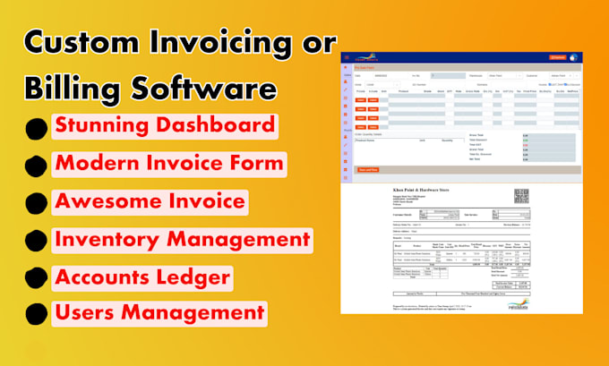 Develop inventory, billing, and invoicing web applications using react ...