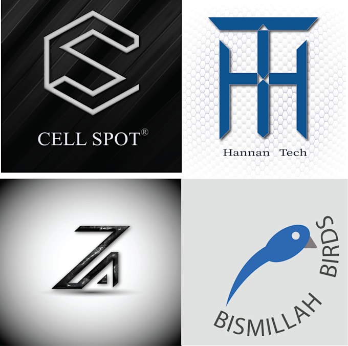 Provide custom modern logo design services by Awcreating | Fiverr