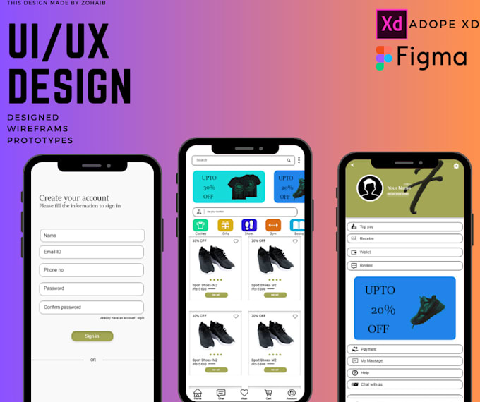 Do ui ux design by Jerryrajpoot363 | Fiverr