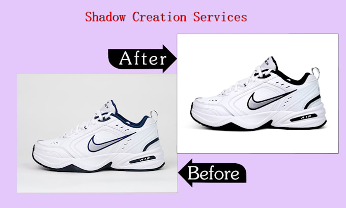 Photoshop shadow creation service, natural, drop, reflection by ...
