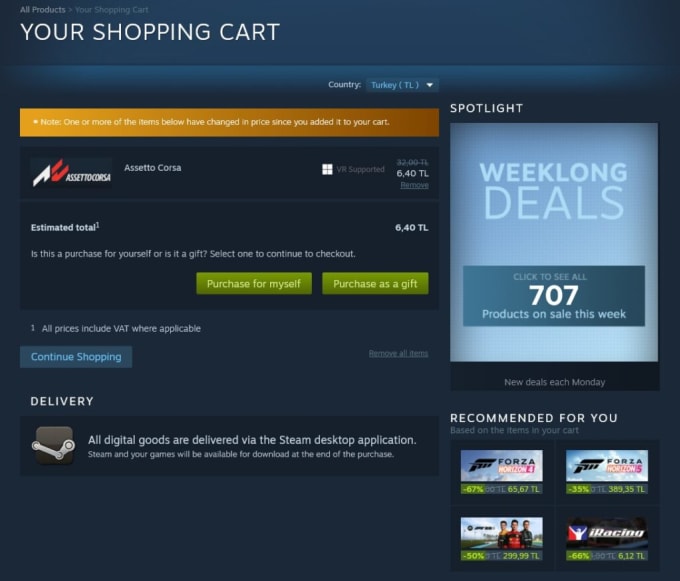 Change your steam region to turkey by Daffybaby | Fiverr Change your steam region to turkey by Daffybaby | Fiverr