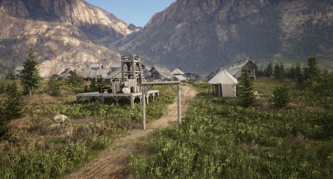 Create realistic 3d game environment and level for unreal by Rokiyazaman | Fiverr