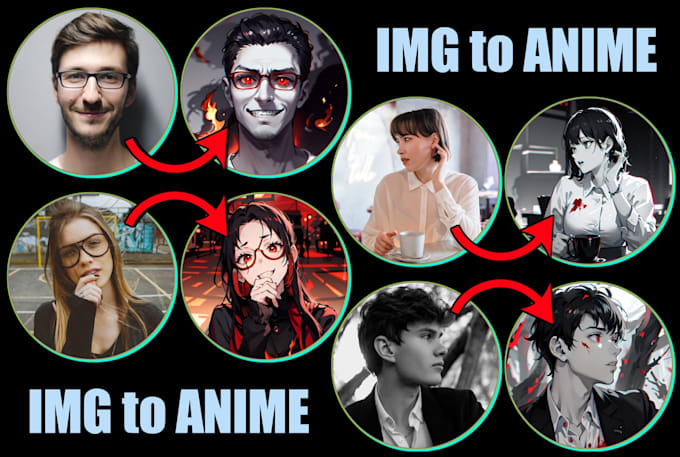 Create 100 captivating demon style anime artworks by Mizanursadik | Fiverr