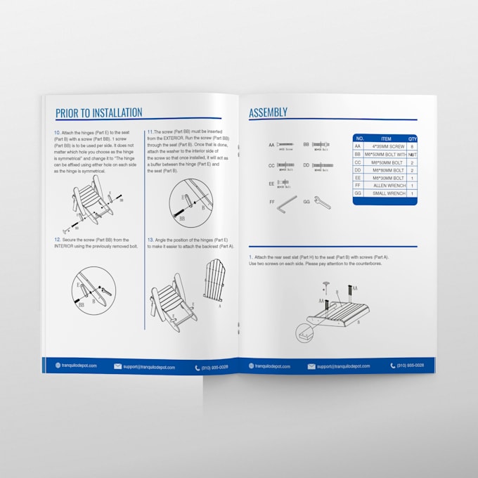 Make a visually appealing and easy to understand user manual by ...