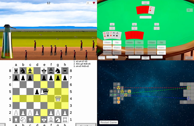 Develop 2d game in unity for you, pc, web by Chemist94 | Fiverr