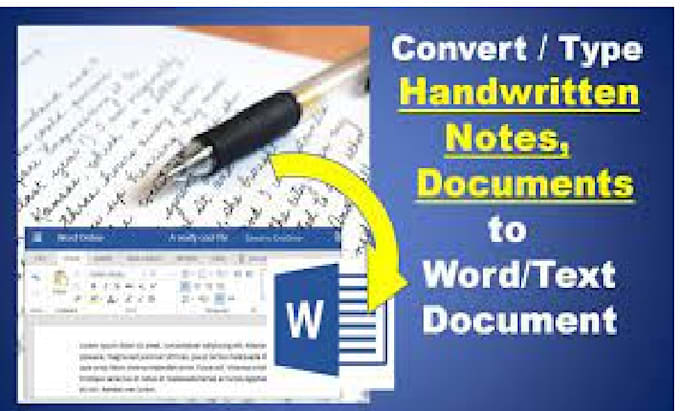 Convert, type handwritten notes, images to word document by Bilaluop11 ...
