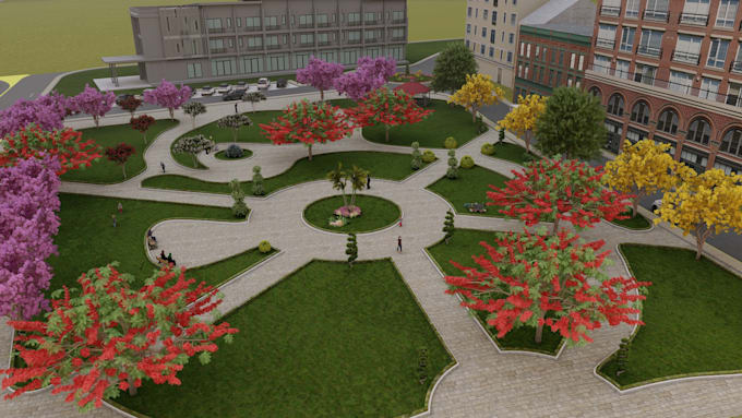 Design and renovate your lawn, existing plants to be merged with new ...