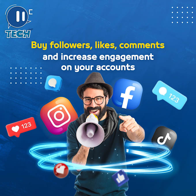 Increase your social media followers by Mamdoohza | Fiverr