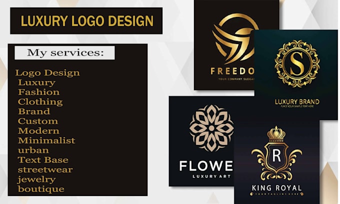 Craft feminine line art or modern luxury logo design by Farwamuneer_123 | Fiverr