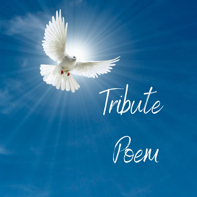 Write a funeral obituary poem as a tribute by Kittielala | Fiverr