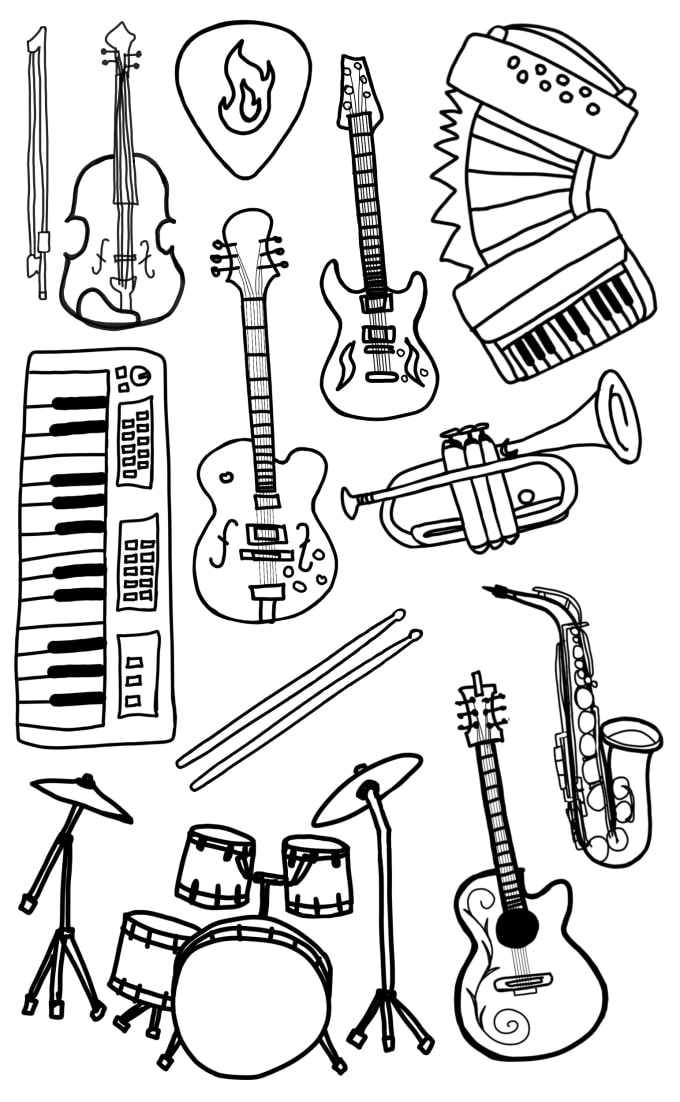 Draw cartoon props and objects by Manargamie | Fiverr