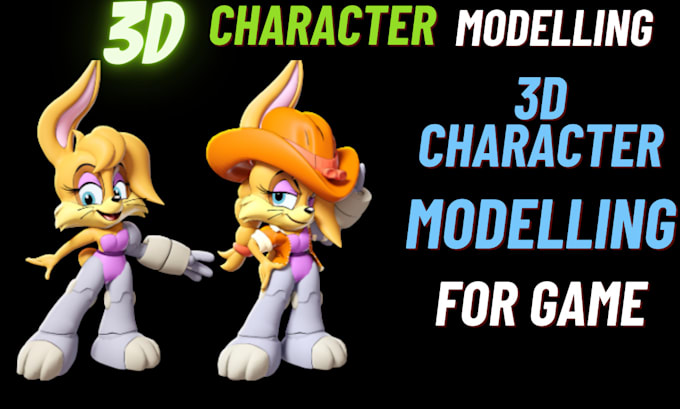 Create A 3d Character Model For Games Or Film By Ezekiel2687 Fiverr