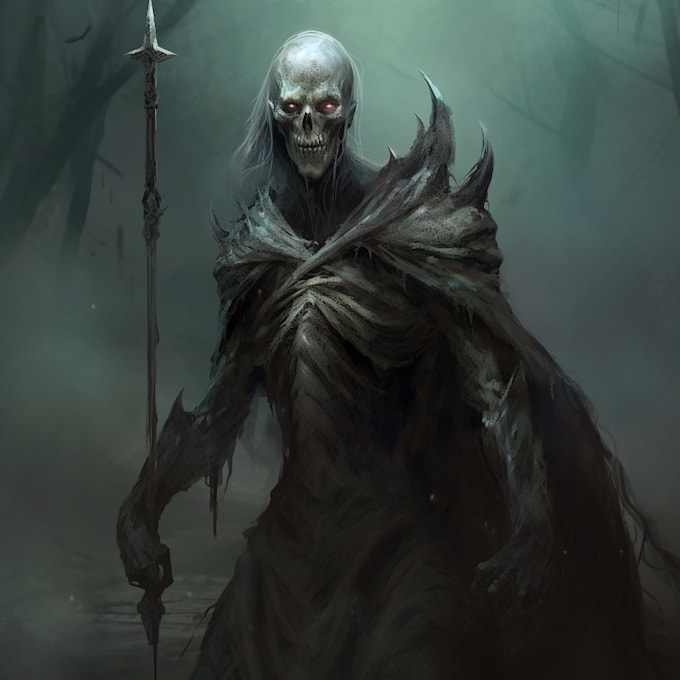 Made fantasy horror character art by Yaobreedlove | Fiverr