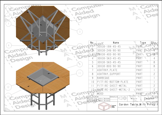 Create 2d drawing for your product by Maa_cad | Fiverr