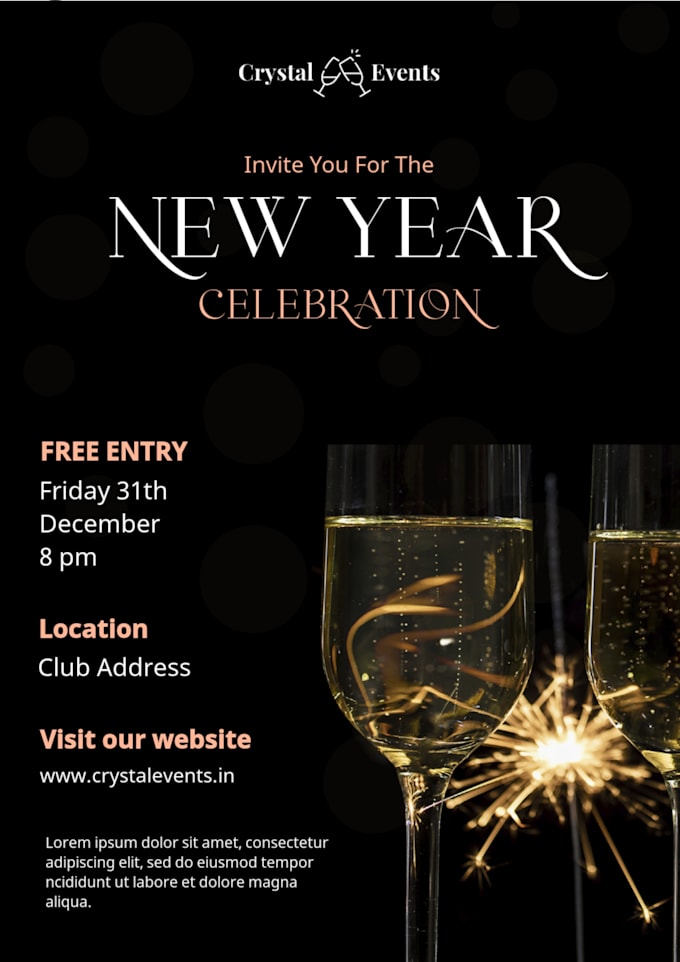 Design invitation cards for your business or personal event by Prateek ...