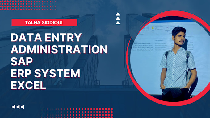 Do data entry, erp system, excel spreadsheet, database administration by Talhasiddiqu744 | Fiverr