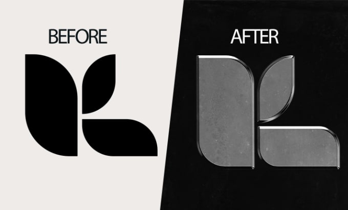 Convert your logo in to metal effect by Hamza_designs7 | Fiverr