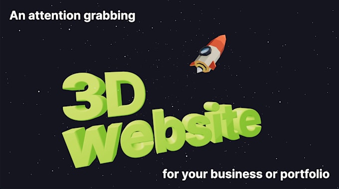 Create an interactive 3d portfolio website by Jameselias413 | Fiverr