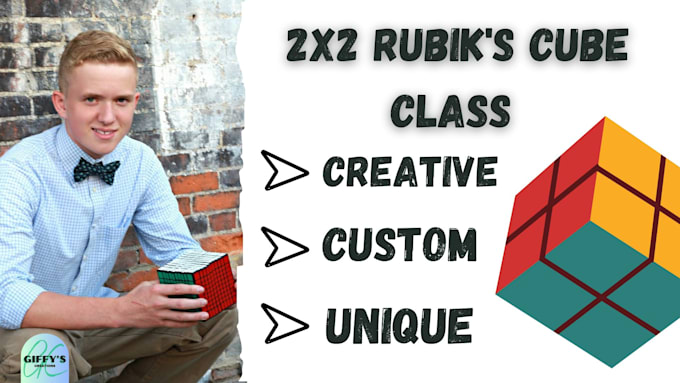 Teach you how to solve 2x2 rubiks cube by Noah_gifford | Fiverr