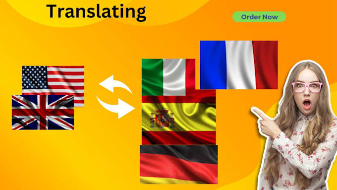 Translate english to french, italian,spanish or german by Hasssan ...