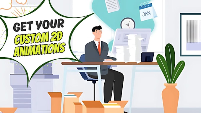 Make custom 2d animated explainer video by Piccell_studios | Fiverr