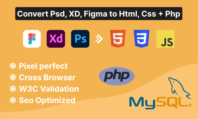 Convert psd, xd, figma to html, css, php by Vladbielievtsov | Fiverr Convert psd, xd, figma to html, css, php by Vladbielievtsov | Fiverr