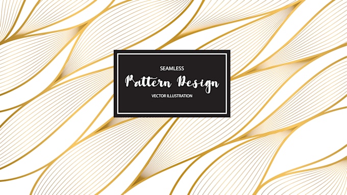 Create seamless pattern design vector pattern by Ash_024 | Fiverr