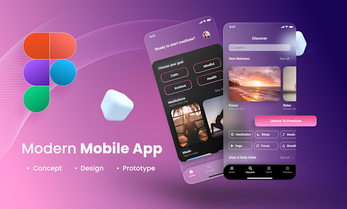 Design mobile app ui ux using figma or adobe xd by Shayandesigns | Fiverr