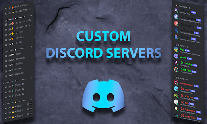 Create a customized discord server that suits your needs by Nikolabozicboza | Fiverr
