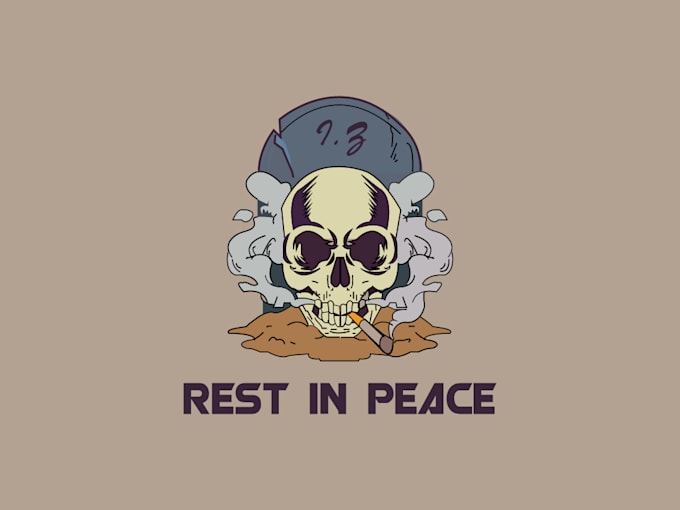 Design unique halloween, horror, skull logo for you brand by Zyeshmalik ...