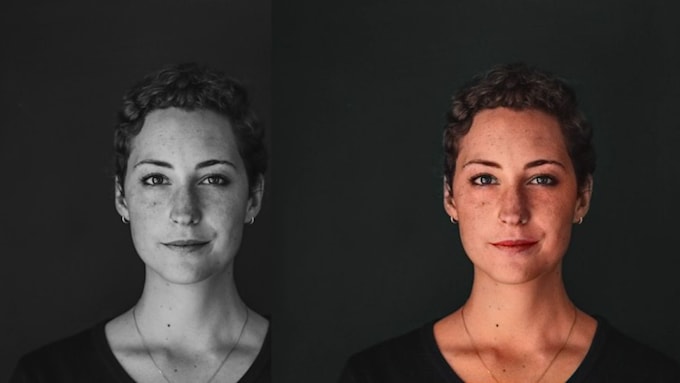 Fill colors in your old black and white pics by Ninja_dharam | Fiverr