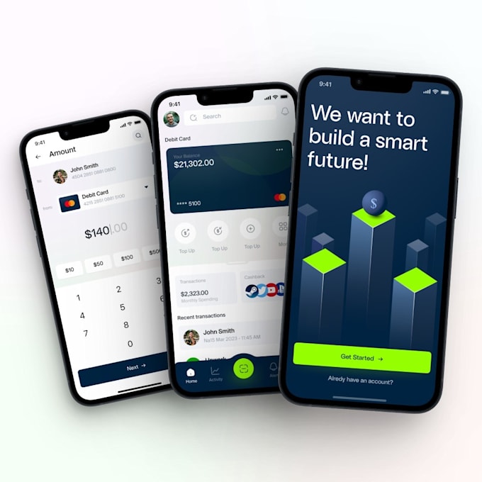 Create ui ux figma adobe xd design wireframes and prototypes for your ...