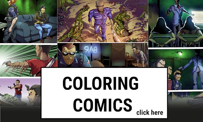 Make flats and coloring your comics and manga by Cristianalva852 | Fiverr