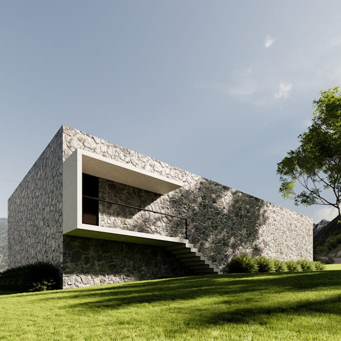 Do realistic exterior render by Tvarendering | Fiverr