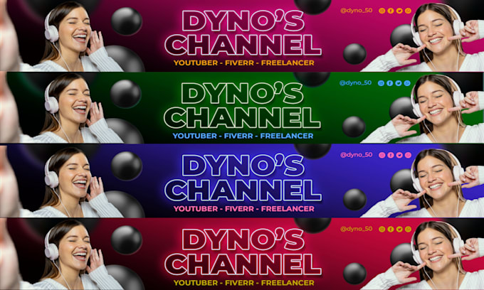 Create youtube intro and outro with complete channel setup by Dynogamer402 | Fiverr
