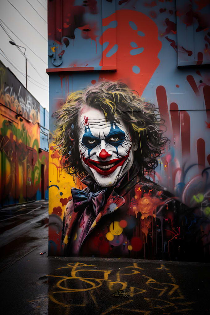 Generate street art and graffiti themed ai images customized for you by ...