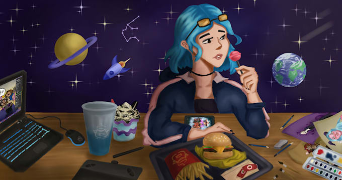 Draw your oc or dnd character pfp by Jarofcandy | Fiverr