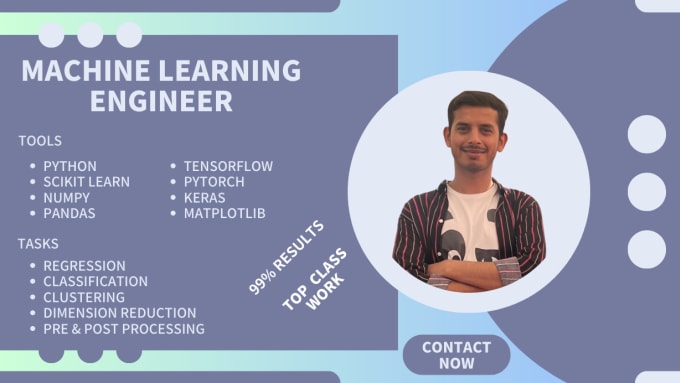 Do Machine Learning Python Tensorflow Pytorch Numpy Pandas Opencv By Proaidev Fiverr