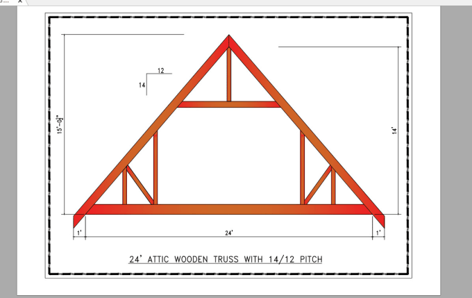 Create top notch timber and steel truss design using tekla, staad pro ...